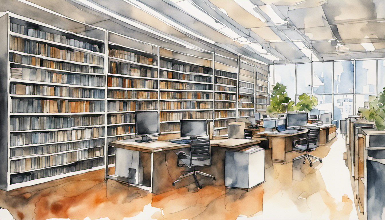 オフィスの雰囲気を変える！スチール製本棚で知識と情報が共有できる空間に | オフィス家具のカグクロ